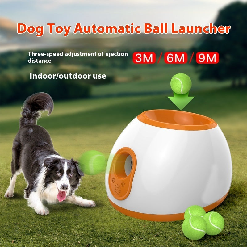 PET Intelligence Ball Dispenser Adjustable Tennis Pitching Machine Doggo Shop